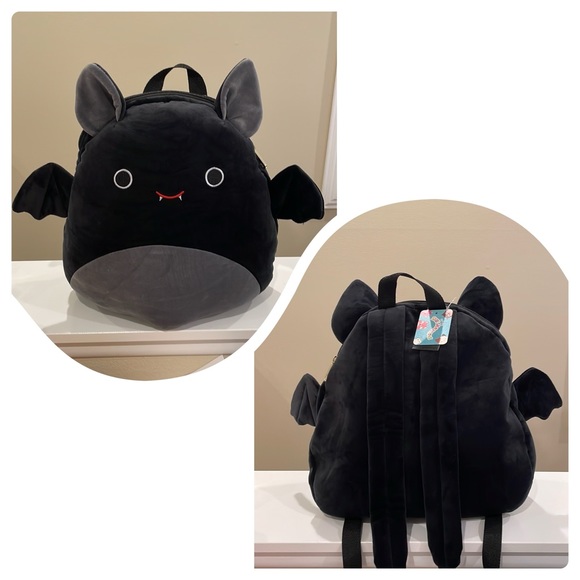 Squishmallows | Other | Nwt Emily The Bat Plush Squishmallow Backpack ...